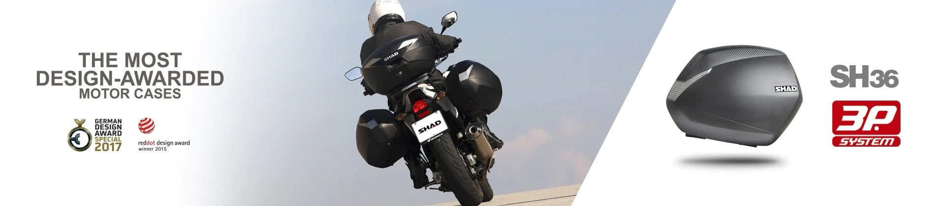 SHAD Luggage | Motorcycle Top Boxes & Panniers – Bike Luggage